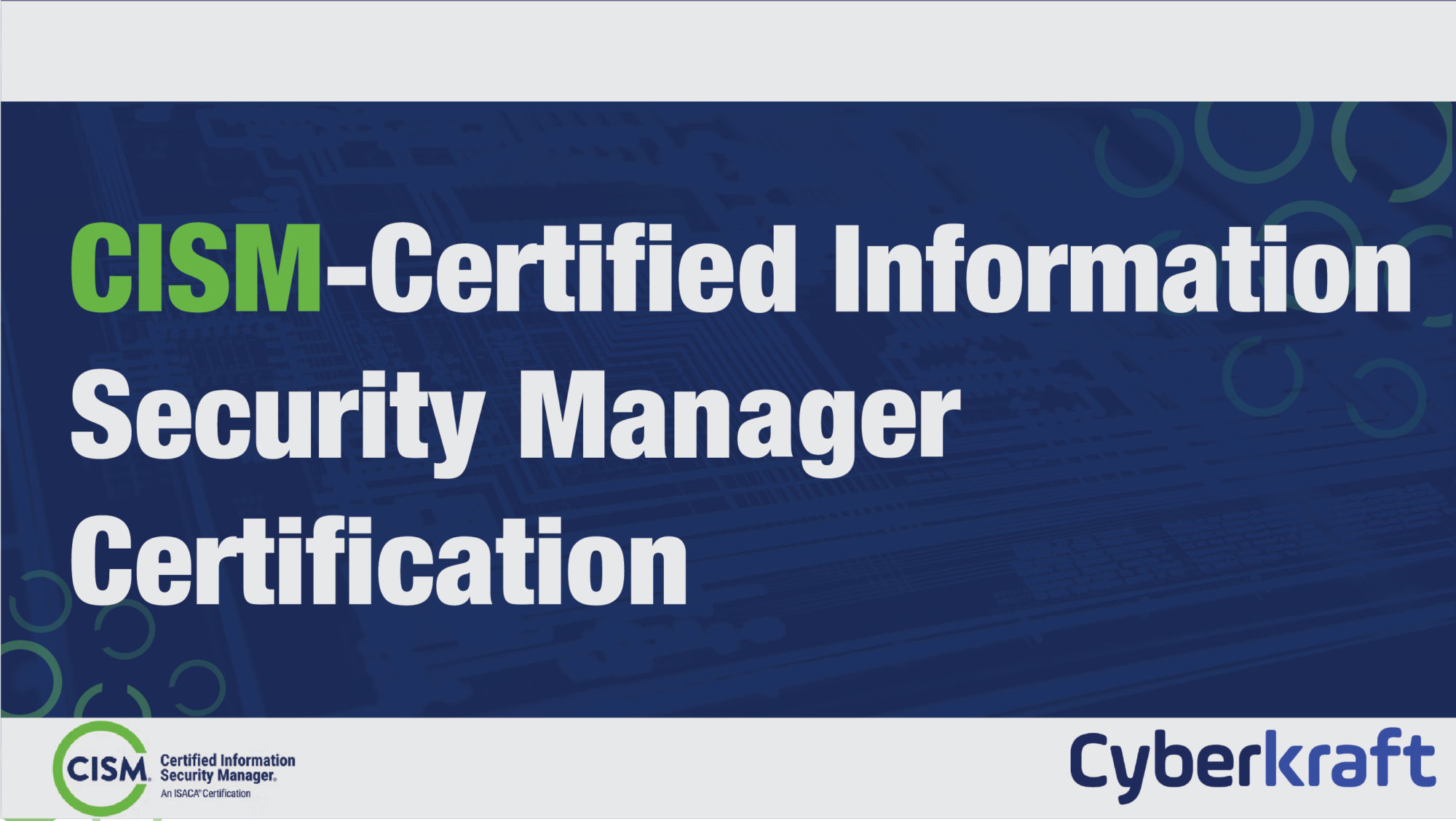 ISACA CISM Certification