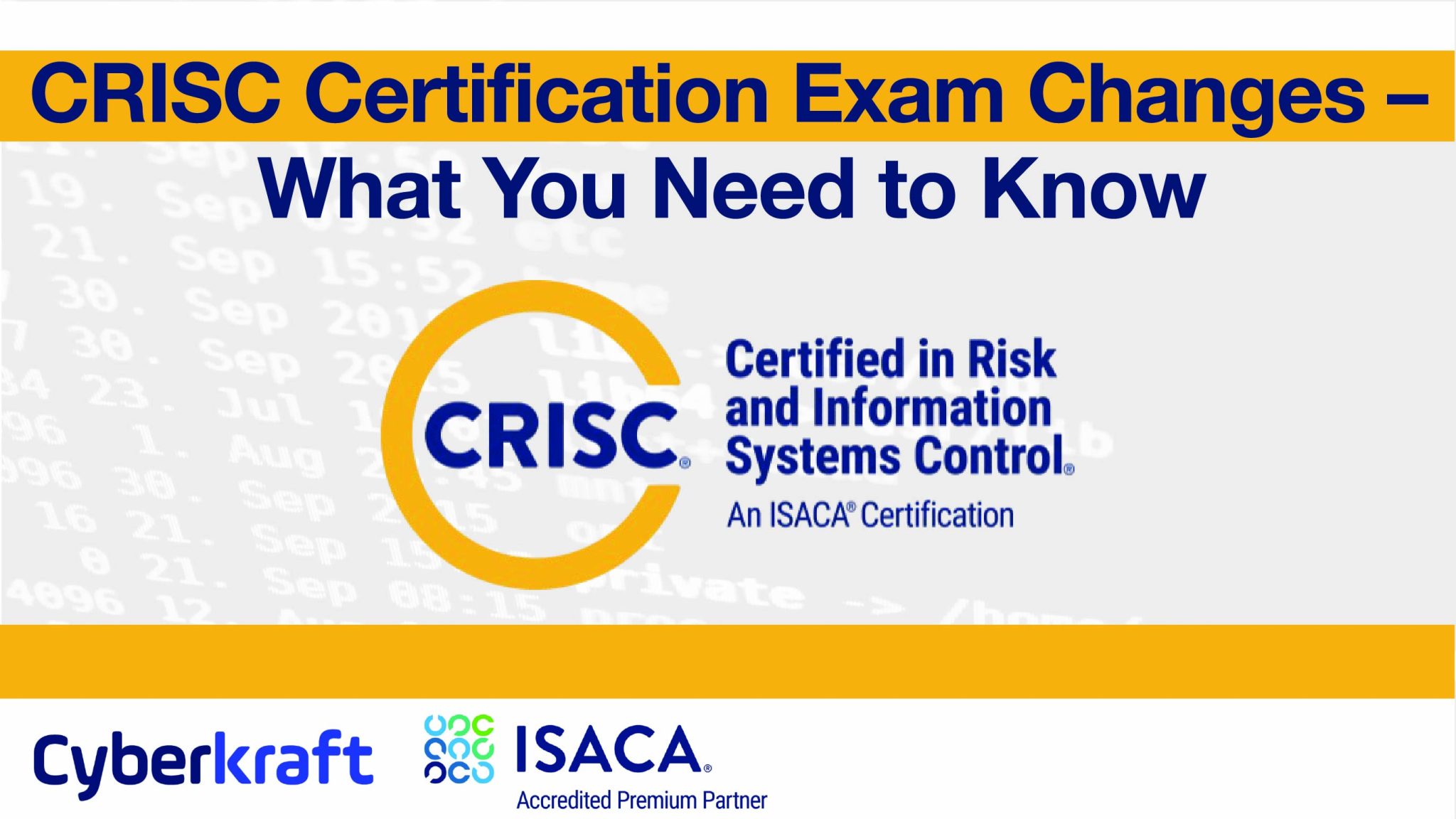CRISC Certification Exam Changes – What You Need to Know